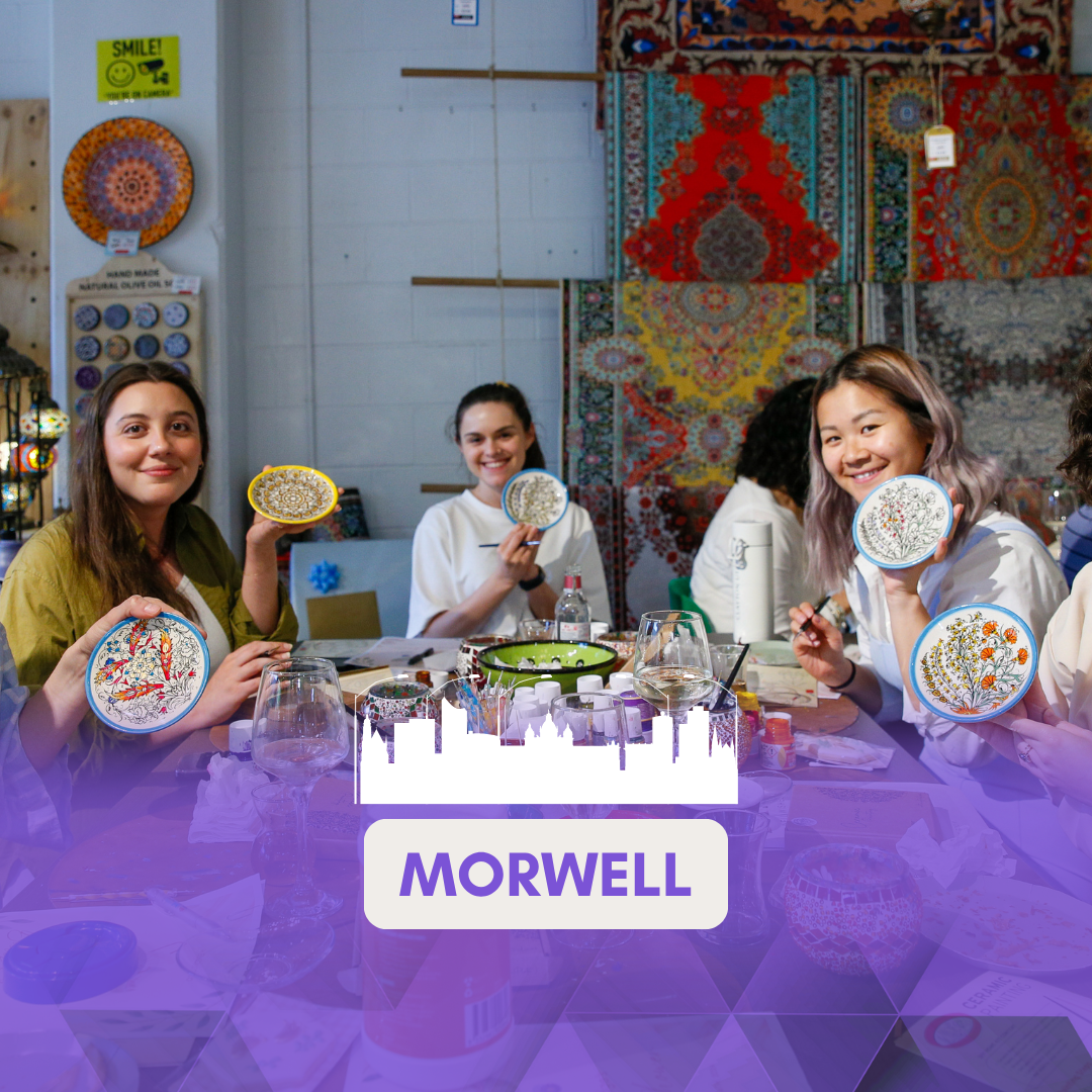 Ceramic Painting Workshop in Morwell – Art Masterclass